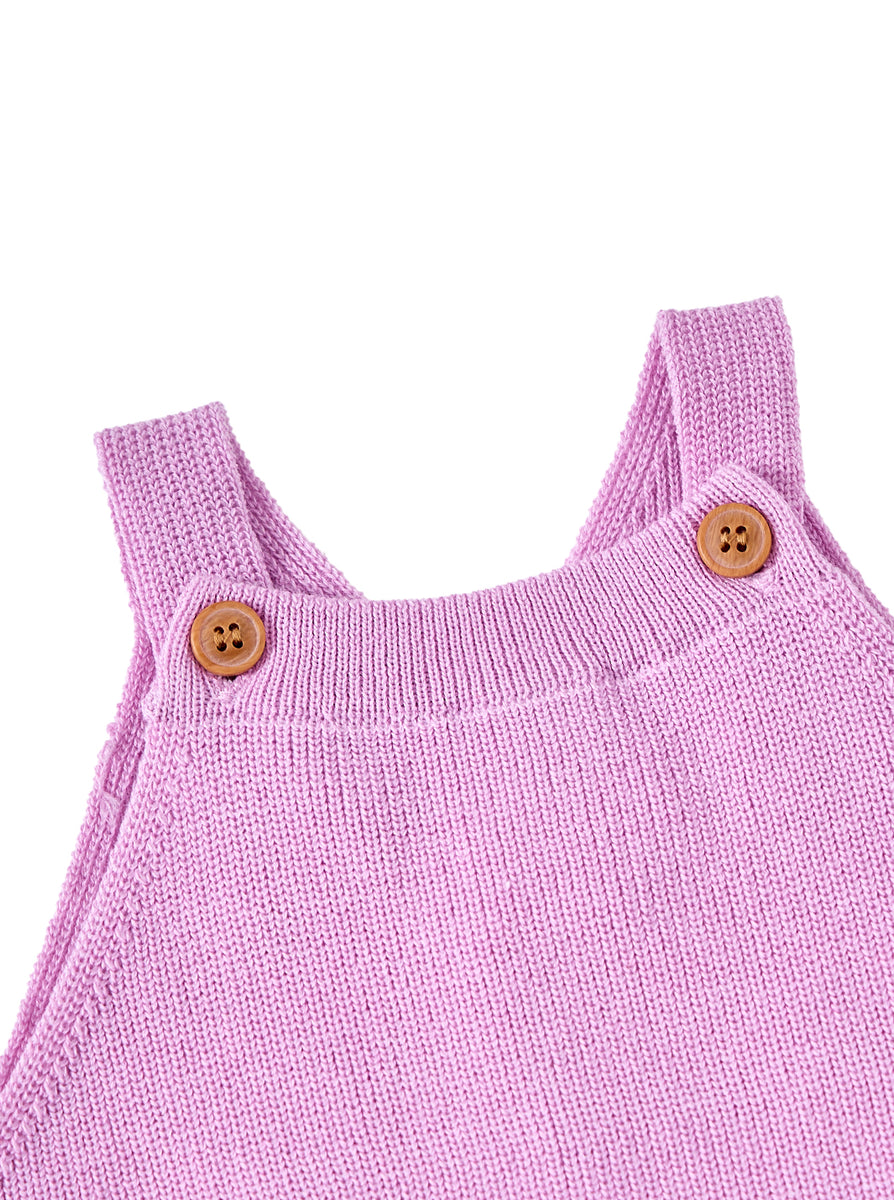 Baby Straps Overall - Lilac – Lulu Kids Clothing